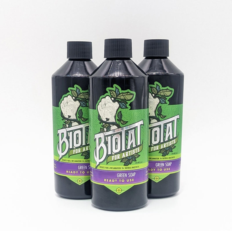 BioTat Soothing Green Soap - Ready to Use – True Tattoo Supply